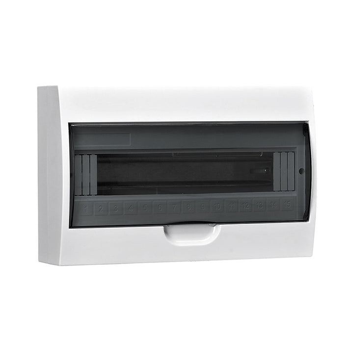 Distribution Board PVC Surface DIN Rail 15 Way – Shoppingmore